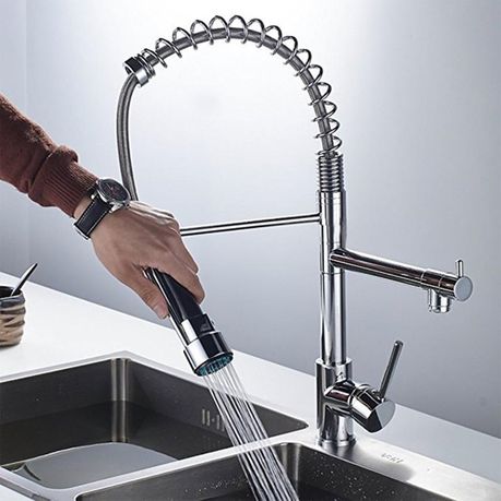 Kitchen Sink Faucet with Pull Down Sprayer Mixer Tap