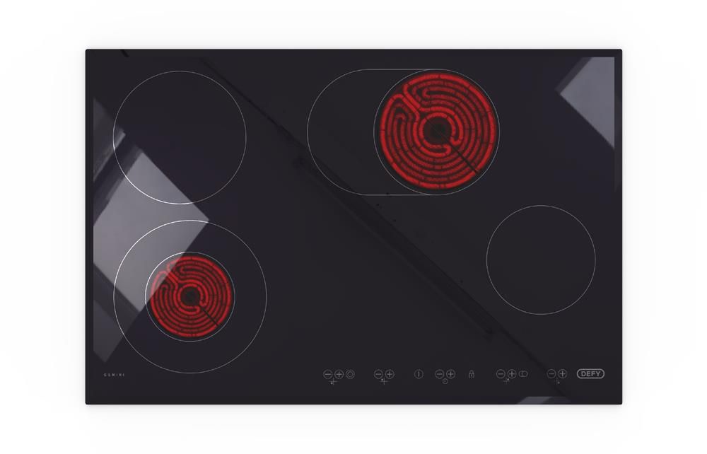 Defy DHD417 77cm Gemini Touch Control Hob with Dual and Flexi Zone ...