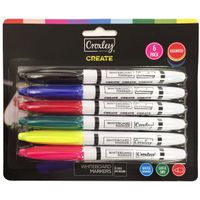 Croxley: Create Fine Nib Whiteboard Markers - Blister of 6 | Buy Online ...