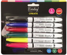 Croxley: Create Fine Nib Whiteboard Markers - Blister of 6 | Shop Today ...