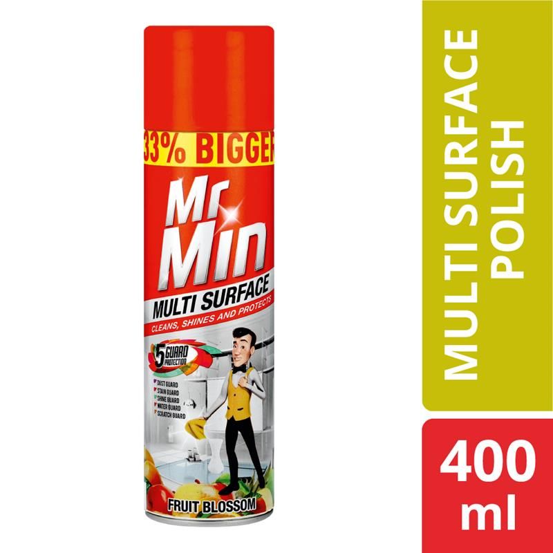 Mr Min 400ml, Multi Surface Cleaner, Furniture Polish, Fruit Blossom ...