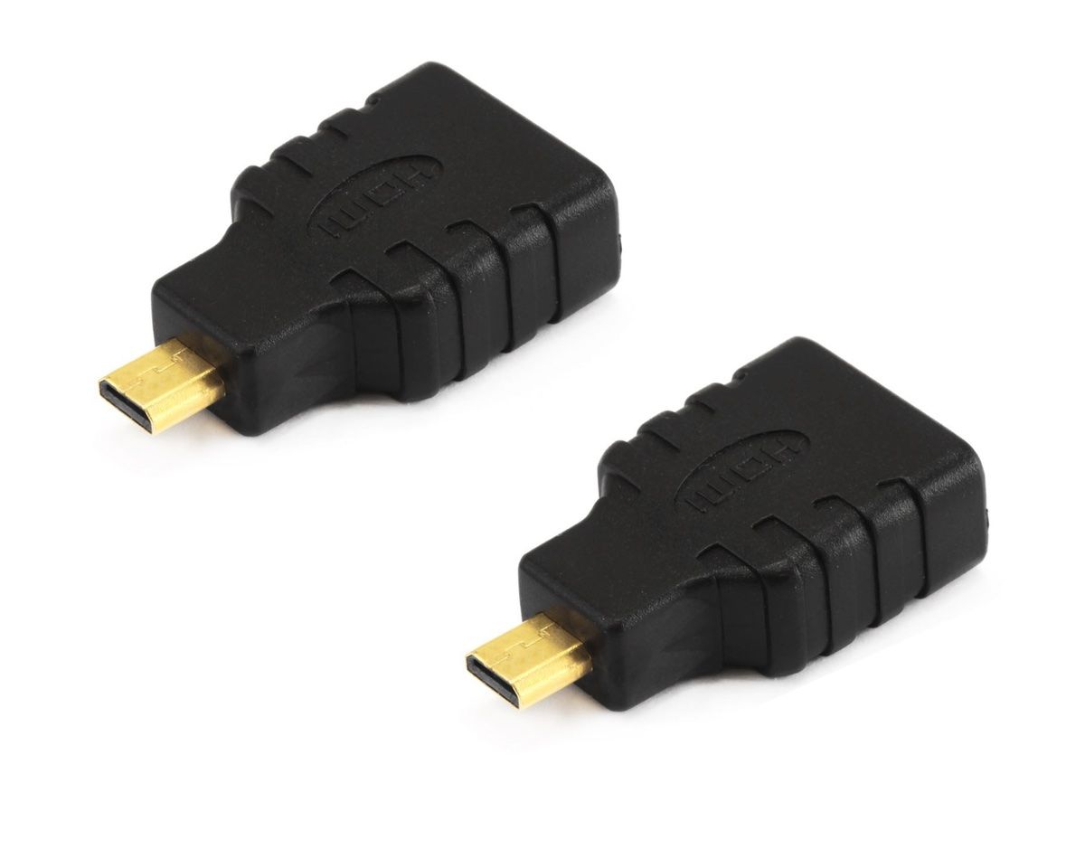 Monoprice Micro HDMI to HDMI Adapter - Male to Female (Pack of 2) | Buy ...