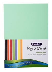 Marlin: Project Boards A4 10's - Pastel Green | Shop Today. Get it ...