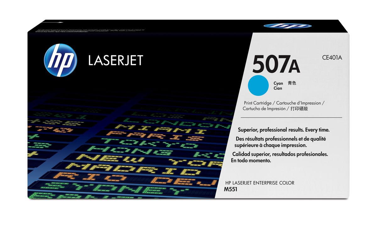 HP Laserjet Enterprise 500 Color M551 Cyan Print Cartridge | Shop Today ...
