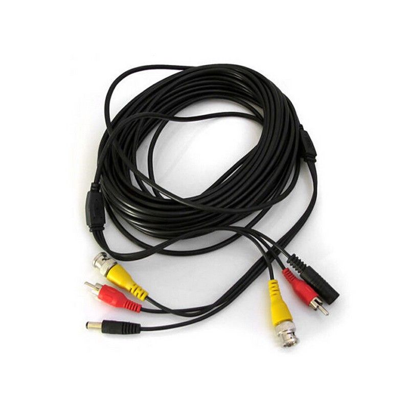 40m CCTV Camera Cable BNC Connector & Power Cable | Shop Today. Get it ...