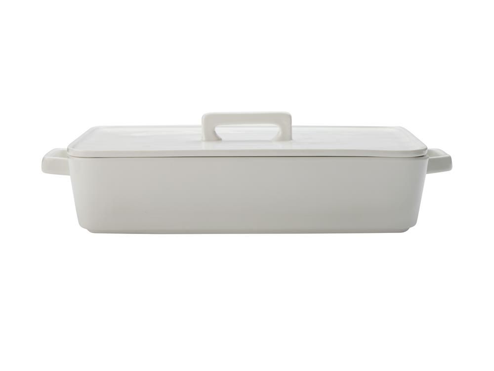 Maxwell & Williams - Epicurious Rectangle Baker with Lid - White | Shop ...