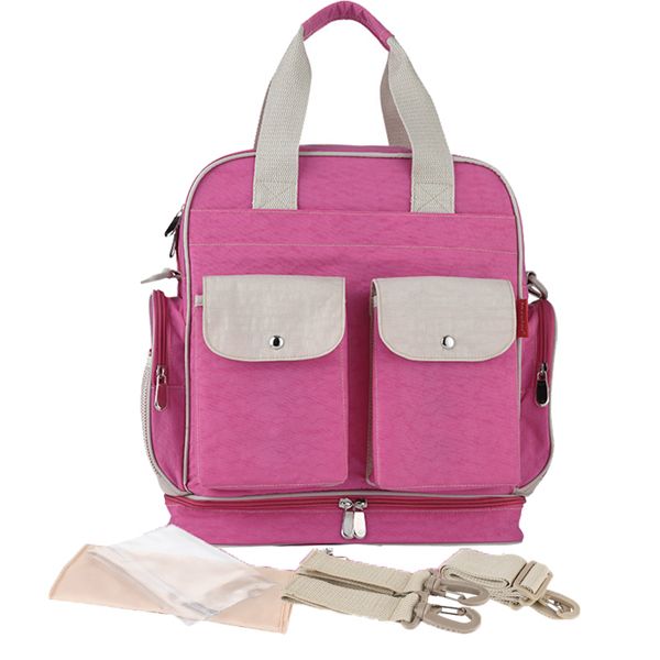 Fashionable Waterproof Diaper Bag - Pink | Shop Today. Get it Tomorrow ...