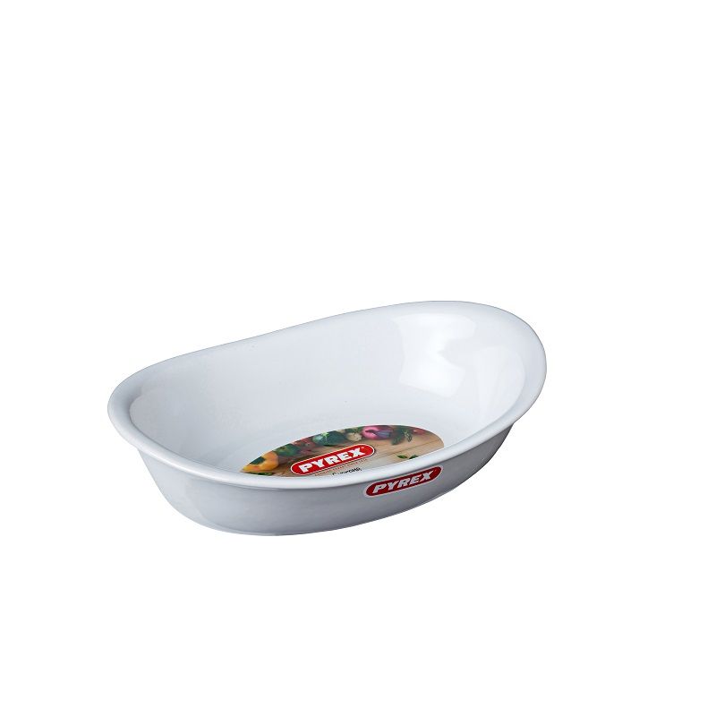 Pyrex - 31cm Supreme Ceramic Oval Roaster - White | Buy Online in South ...