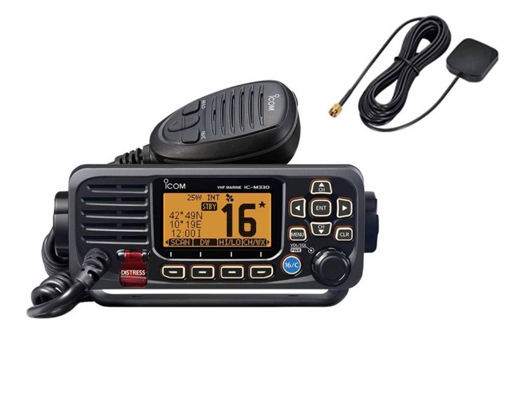 Icom M330G Marine Fixed Mount VHF Radio with GPS | Shop Today. Get it ...