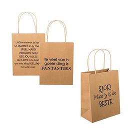 Bulk Pack x 6 Paper Gift-Bag Afrikaans Words Medium 18x23cm | Shop ...