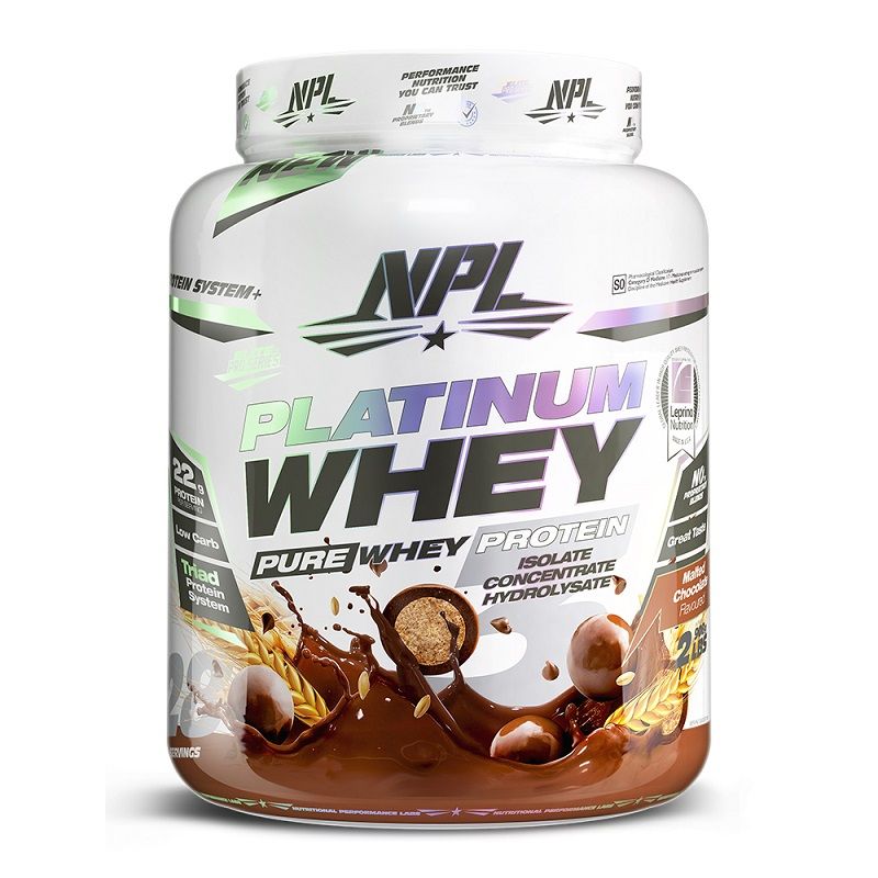 NPL Platinum Whey, Malted Chocolate - 908g | Buy Online in South Africa ...