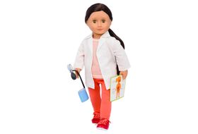 Our Generation Speciality Doll Family Doctor Nicola 18 Inch Black Hair ...