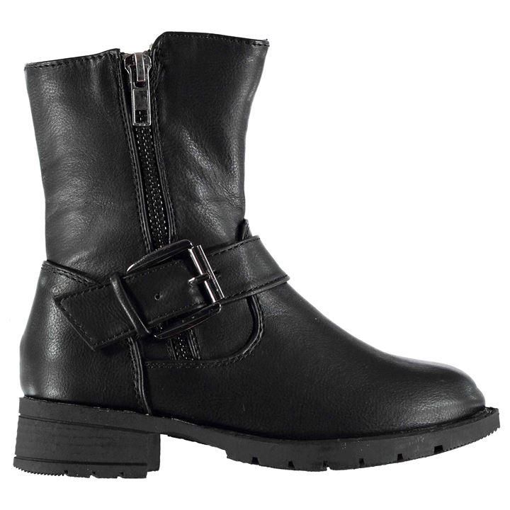Miso Child Girls Bella Biker Boots - Black (Parallel Import) | Shop ...