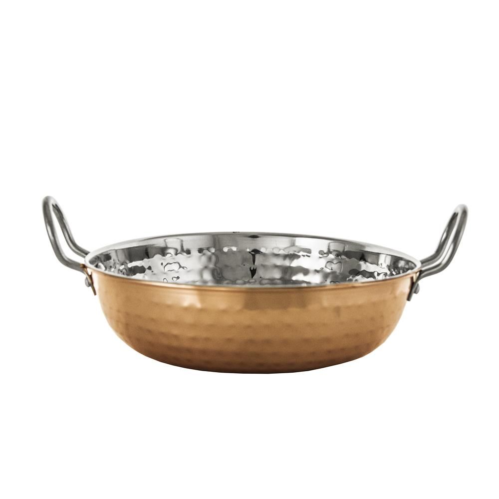 Regent - 18.5cm Hammered Karahi Pan - Copper Plated | Shop Today. Get ...