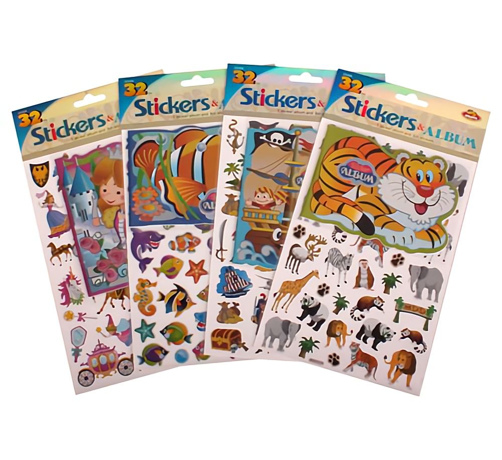 Bulk Pack x 8 Sticker Album + Stickers 32-Pack | Shop Today. Get it ...
