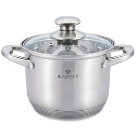 Blaumann 30cm Stainless Steel Stock Pot - Satin Gourmet Line | Shop ...