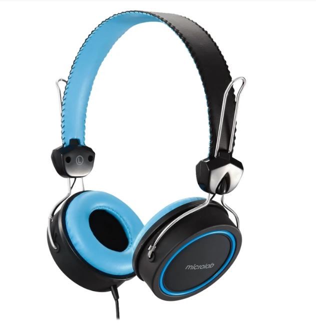 MICROLAB K300 HEADSET -BLACK/BLUE | Buy Online in South Africa ...