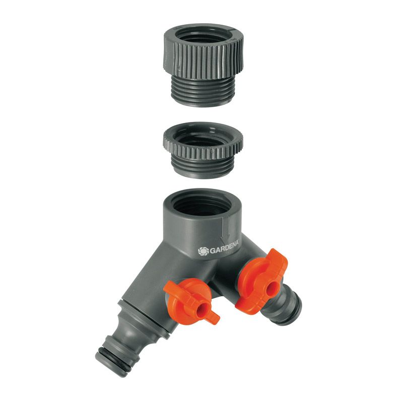 GARDENA - Twin Tap Connector - All Sizes Included | Shop Today. Get it ...