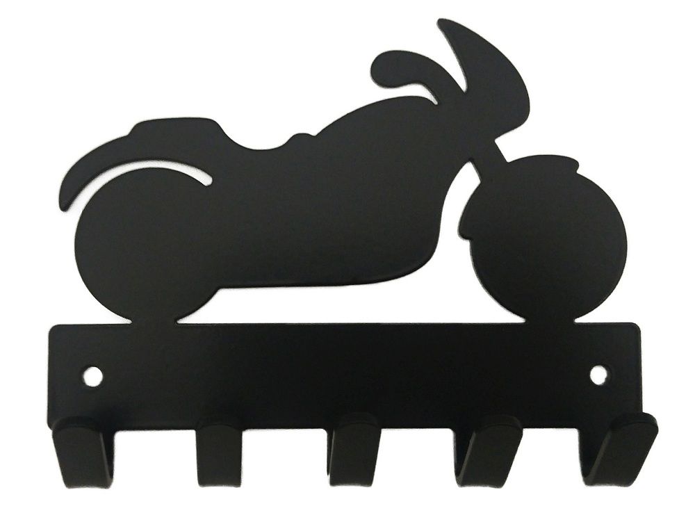 Motorcycle Key Rack & Leash Hanger - 5 Hooks - Black | Shop Today. Get ...