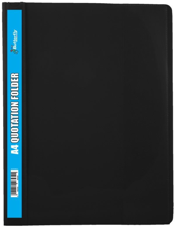 Butterfly Quotation Folders Pvc 180 - A4 - Black | Shop Today. Get it ...