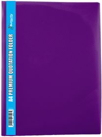 Butterfly Premium Quotation Pvc 400 - A4 - Violet | Shop Today. Get it ...