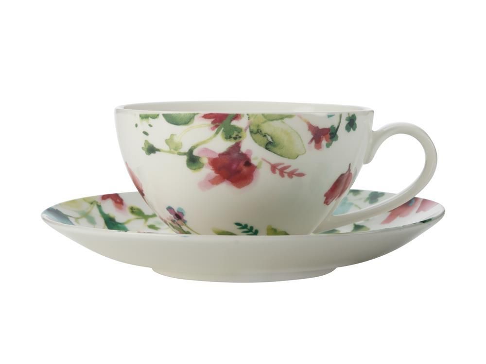 Maxwell & Williams - 250ml Primavera Coupe Cup & Saucer - Set of 8 ...