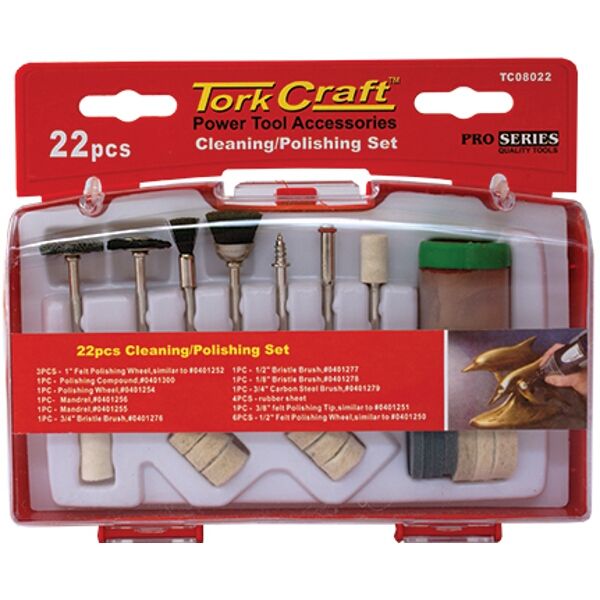 Tork Craft Cleaning & Polishing Set 22 Piece Mini | Shop Today. Get it ...