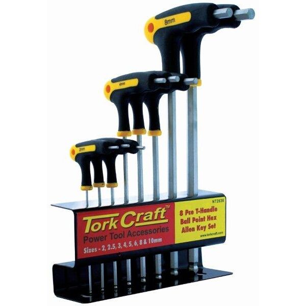 Tork Craft 8 Piece Ball Point Allen Key Set with Handles | Shop Today ...