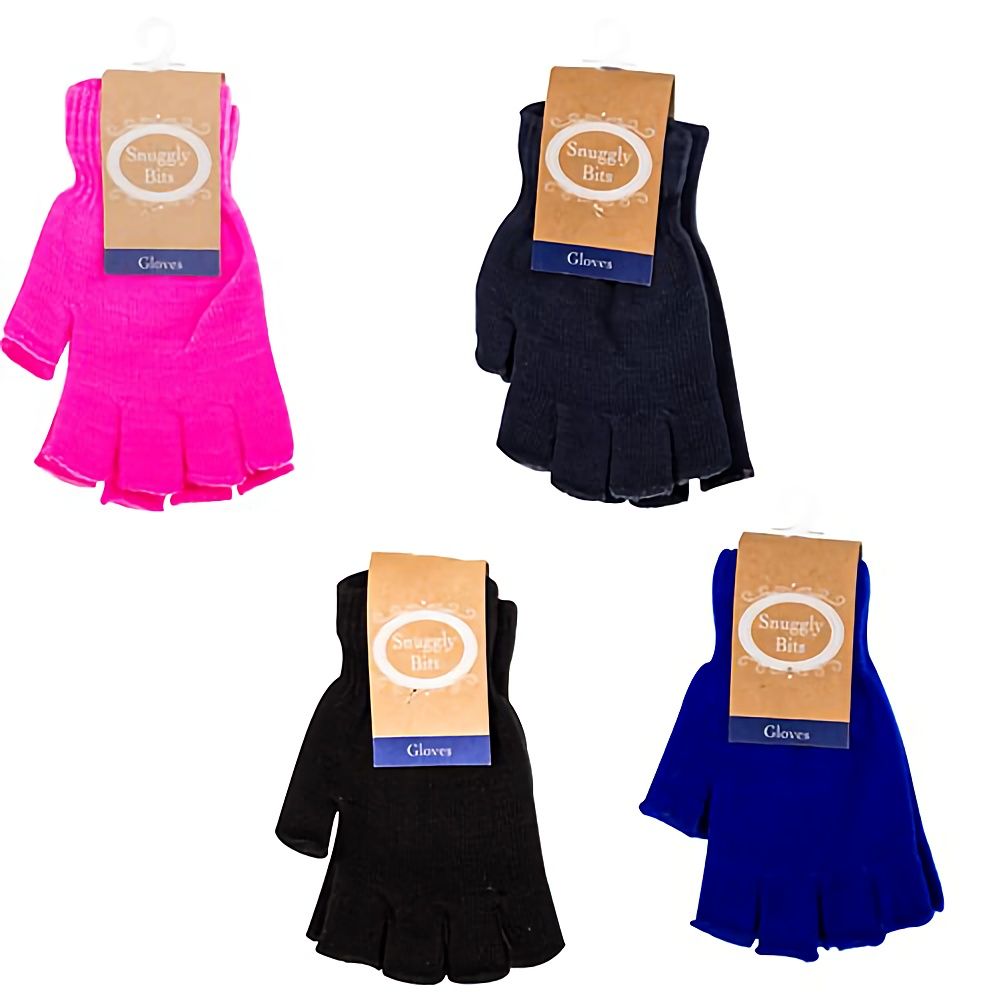 Bulk Pack X4 Acrylic Knit Kids Gloves 5 Open Finger | Shop Today. Get ...