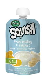 Squish - 12 x 110ml Fruit Medley and Yoghurt Puree | Shop Today. Get it ...