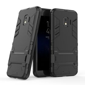 2-in-1 Hybrid Dual Shockproof Stand Case for Samsung J2 Core - Black ...