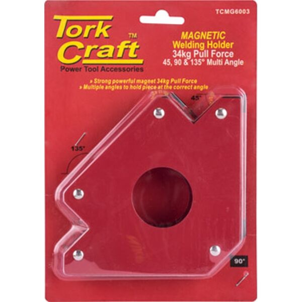 Tork Craft Magnetic Welding Holder 34Kg P/Force 45-90-135 Deg. Multi ...
