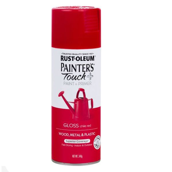 Rust-Oleum General Purpose Painters Touch + Gloss Chile Red 340g | Shop ...