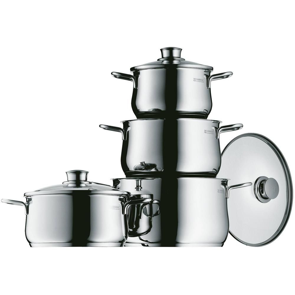WMF Diadem Plus 8 Piece Stainless Steel Cookware Set Shop Today Get