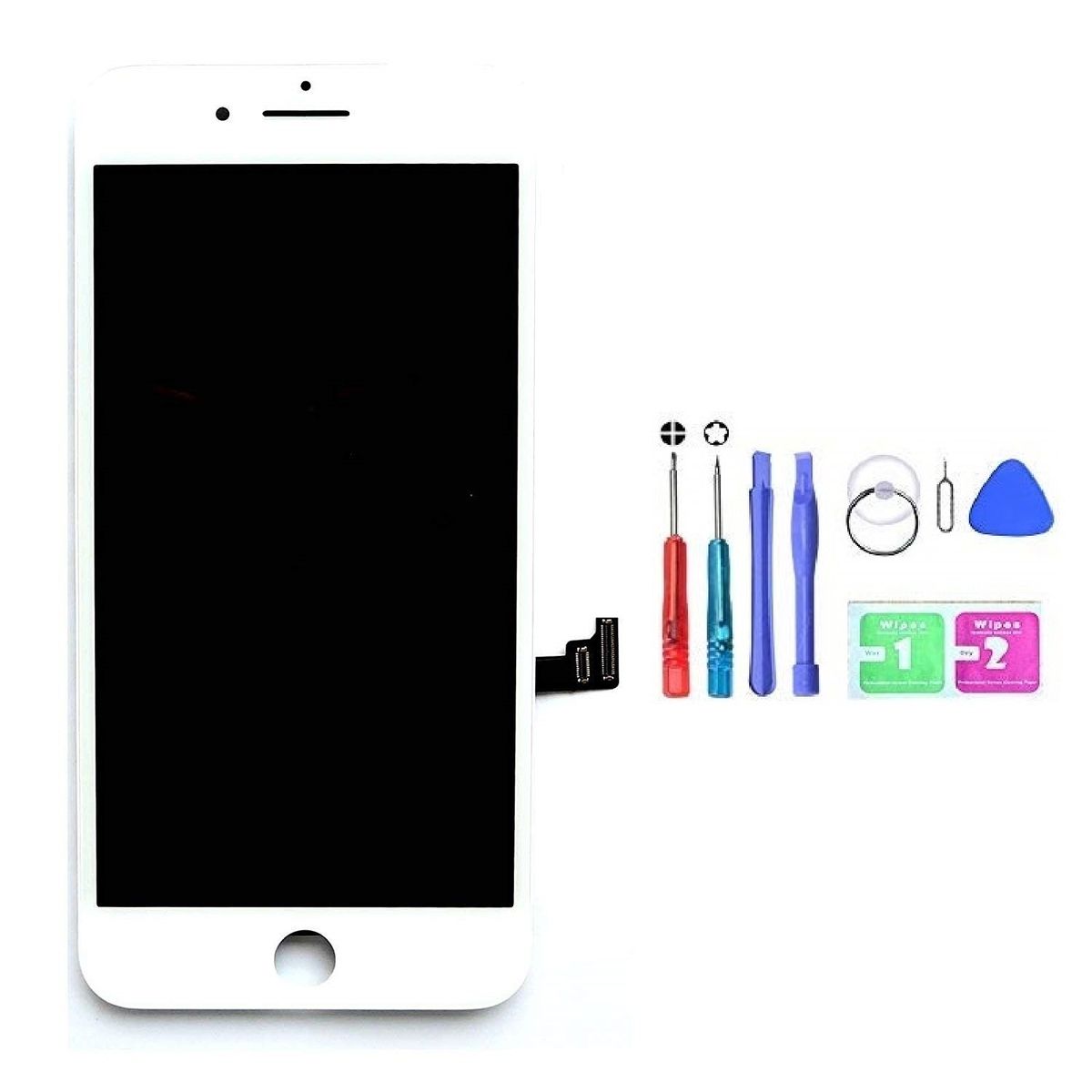 LCD 5.5 Screen & Digitizer for iPhone 7 Plus - White | Shop Today. Get ...