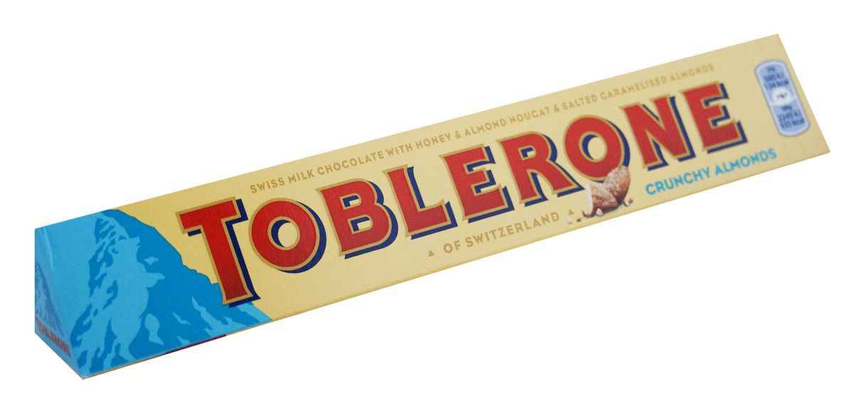 Toblerone - Crunchy Almond Milk Chocolate Bar 20 x 100g | Shop Today ...