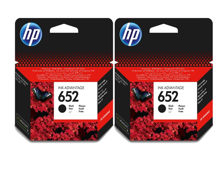 HP 652 Black Original Ink Advantage Bundle | Shop Today. Get it ...