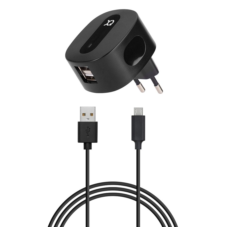 Xqisit Travel Charger EU 2x USB Micro USB Cable | Shop Today. Get it ...