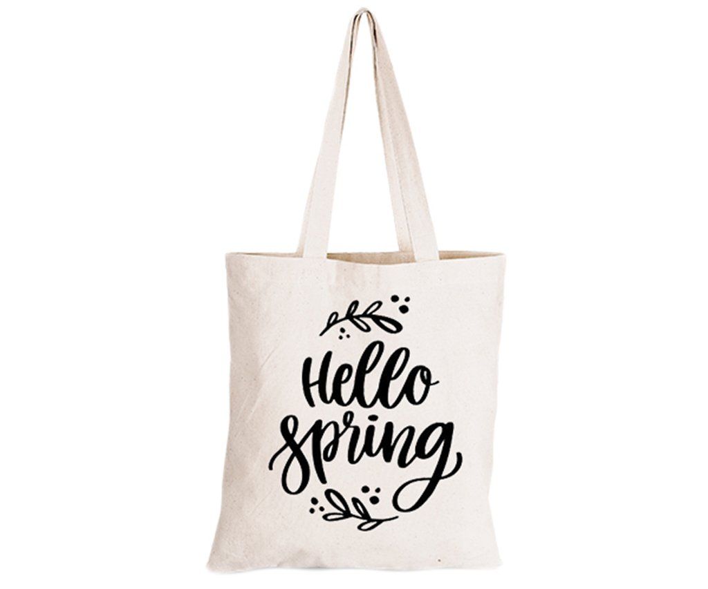 Hello Spring - Eco-Cotton Natural Fibre Bag | Shop Today. Get it ...