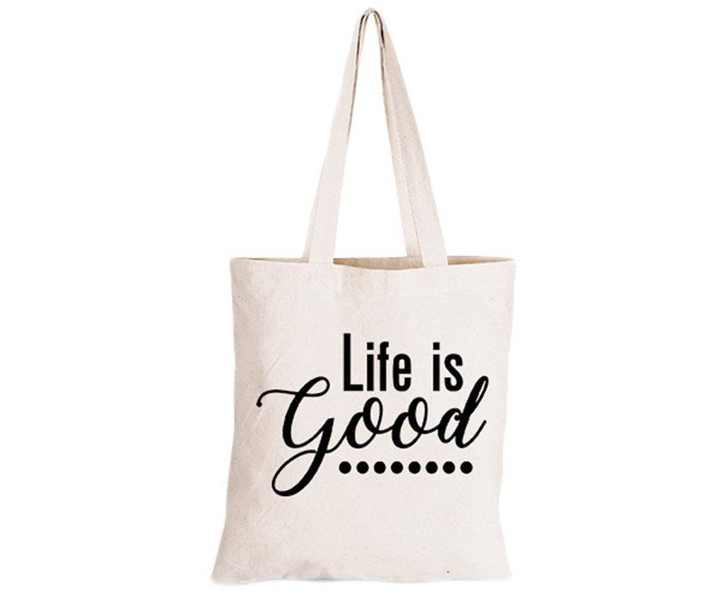 Life Is Good - Eco-Cotton Natural Fibre Bag | Shop Today. Get it ...