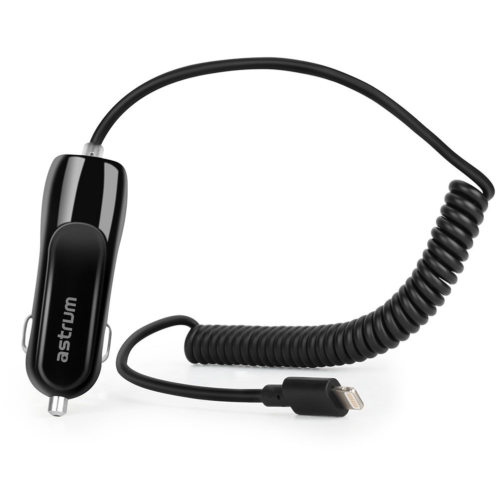 Astrum MFI-Certified Lightning Spring Spiral Cable Car Charger | Shop ...