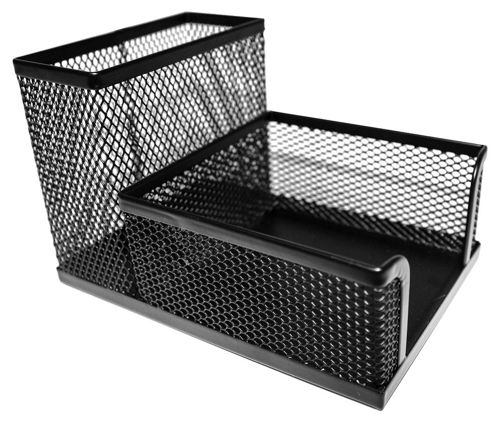 SDS: M415 Wire Mesh Metal Cube & Pen Holder Black | Shop Today. Get it ...