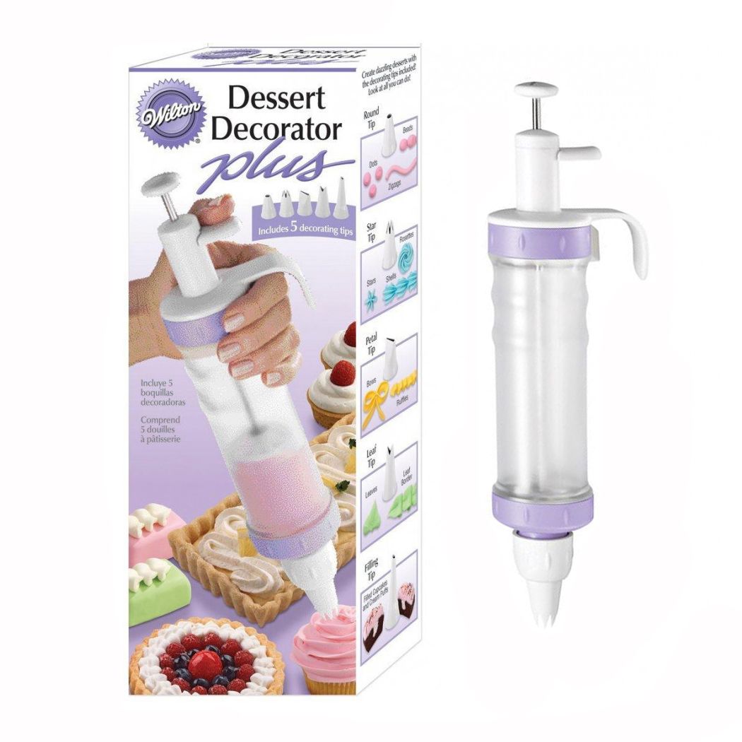 Dessert Cake Decorator Kitchen Tool with 5 Decorating Tips | Shop Today ...