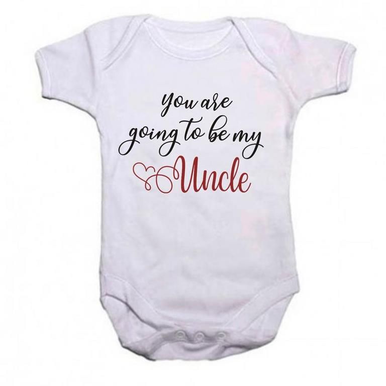 Qtees Africa Your'e going to be my Uncle baby grow | Shop Today. Get it ...