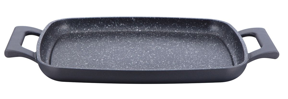 Herenthal 47 cm Greblon C3+ Non-Stick Coating Grill Plate - Black | Buy ...