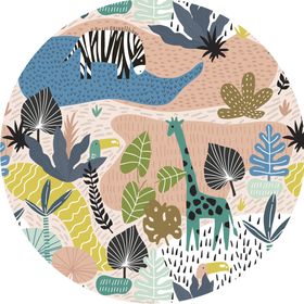 Waltex Kiddies Round Dino Park Rug | Shop Today. Get it Tomorrow ...