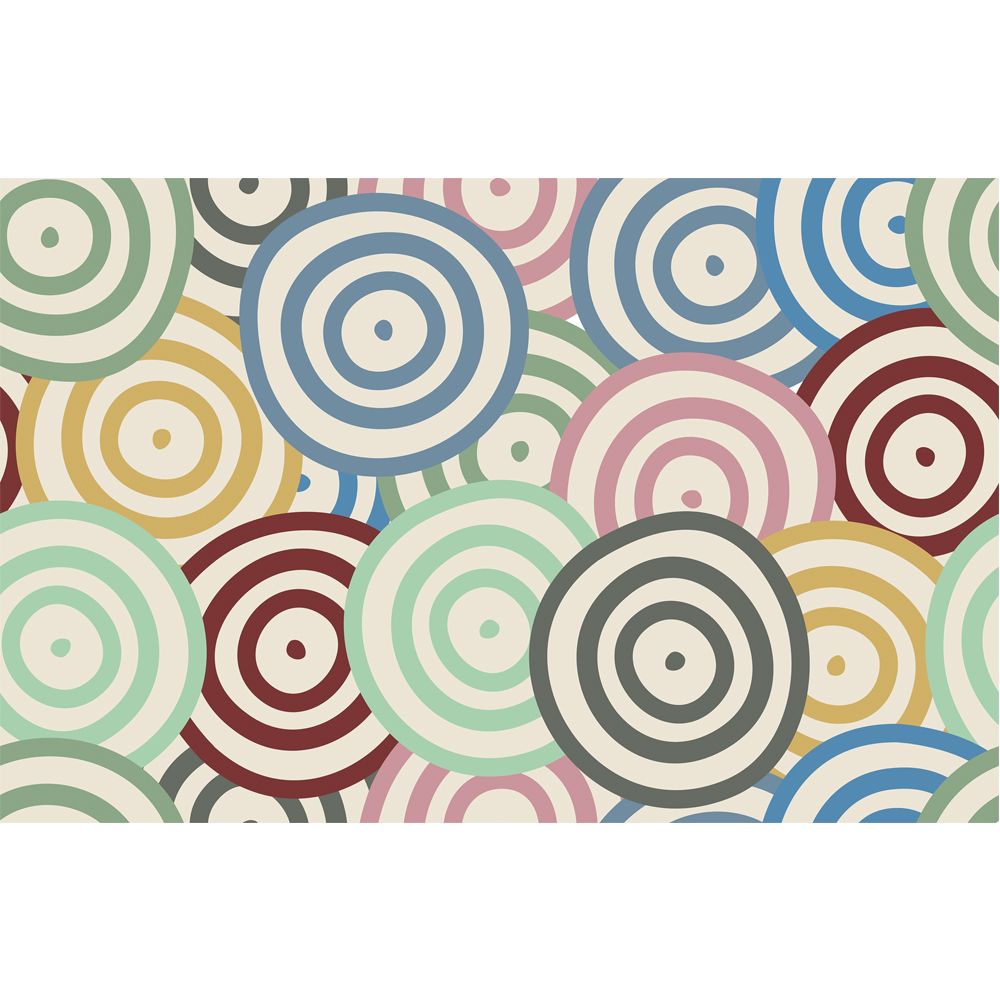Waltex Kiddies Circles Rectangle Rug - 120 x 180cm | Shop Today. Get it ...