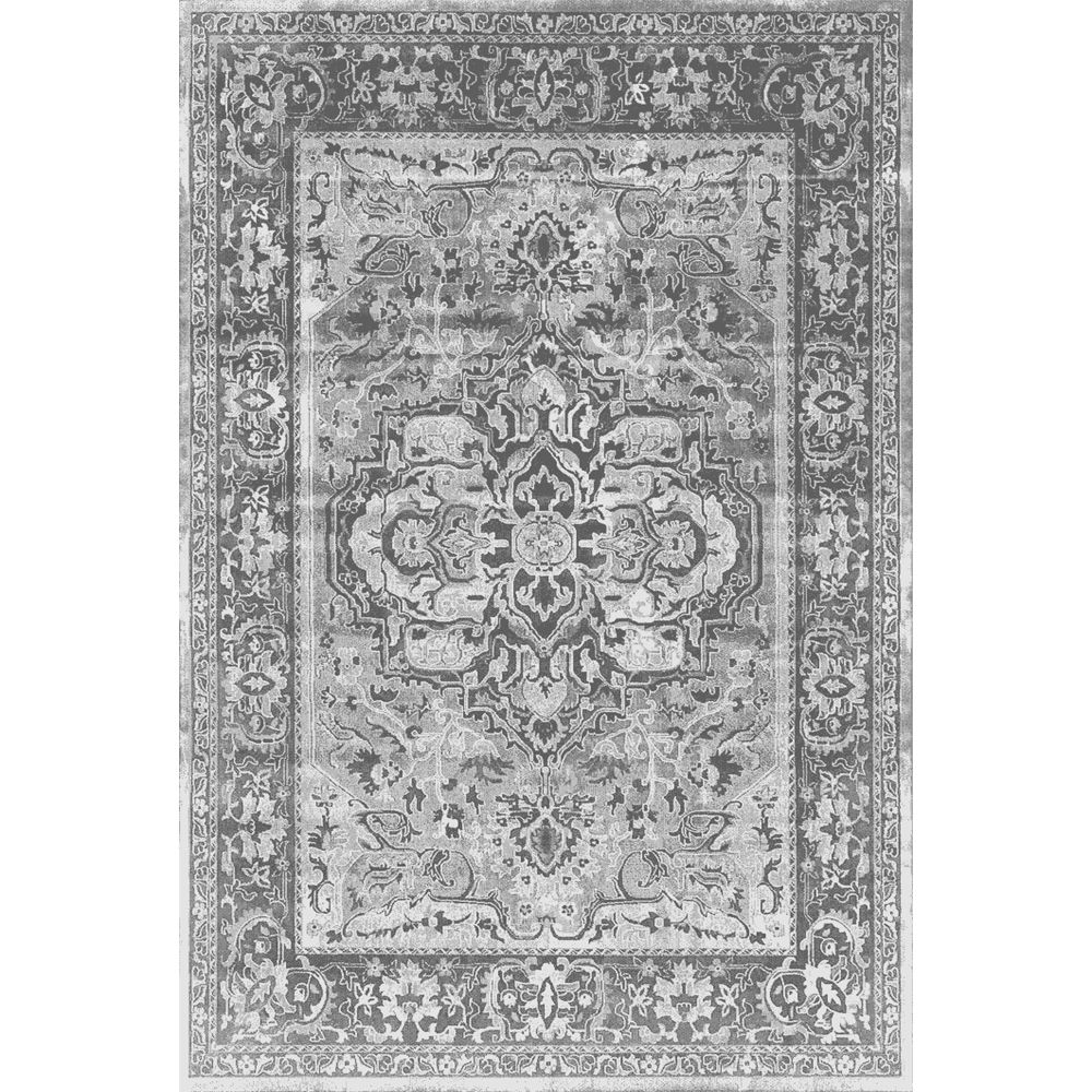 Waltex Area Rug Stressed Medalion Charcoal | Shop Today. Get it ...