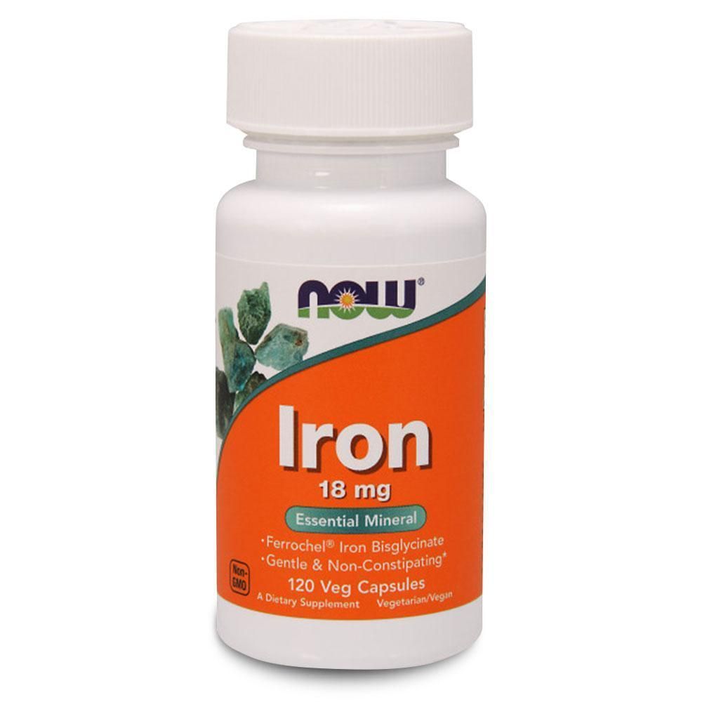 NOW Foods Iron 18mg [120 Caps] | Shop Today. Get it Tomorrow ...