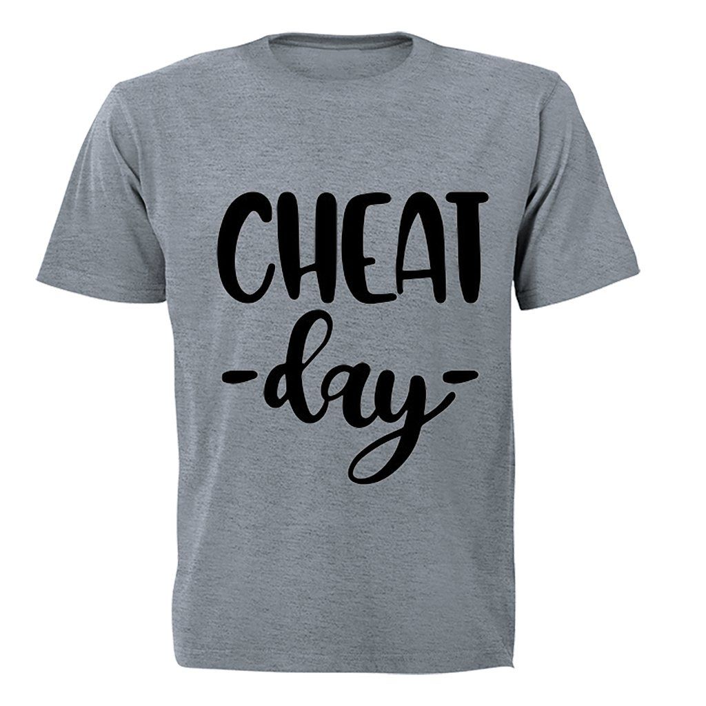 Cheat Day - Mens - T-Shirt - Grey | Shop Today. Get it Tomorrow ...